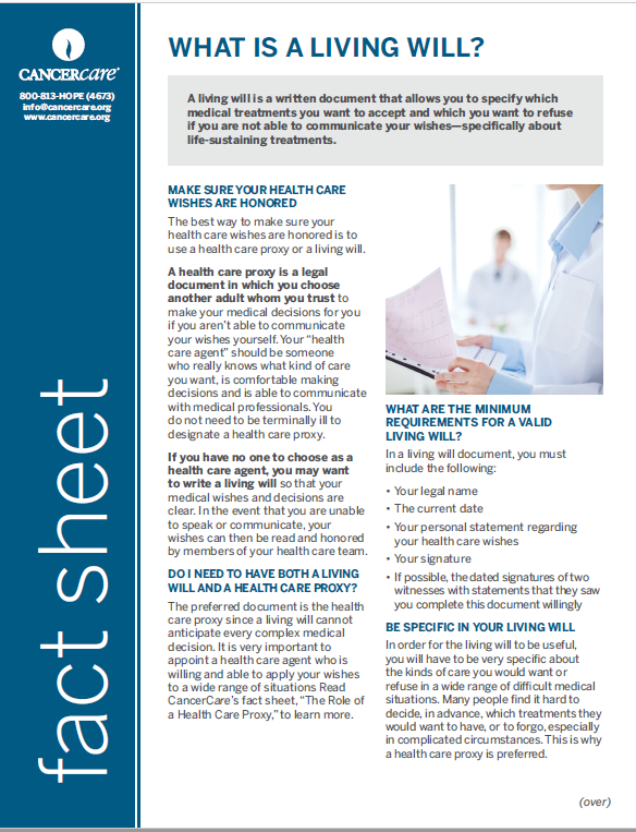 Living Will | Health Care Proxy