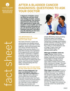 After a Bladder Cancer Diagnosis: Questions to Ask Your Doctor - Fact Sheet